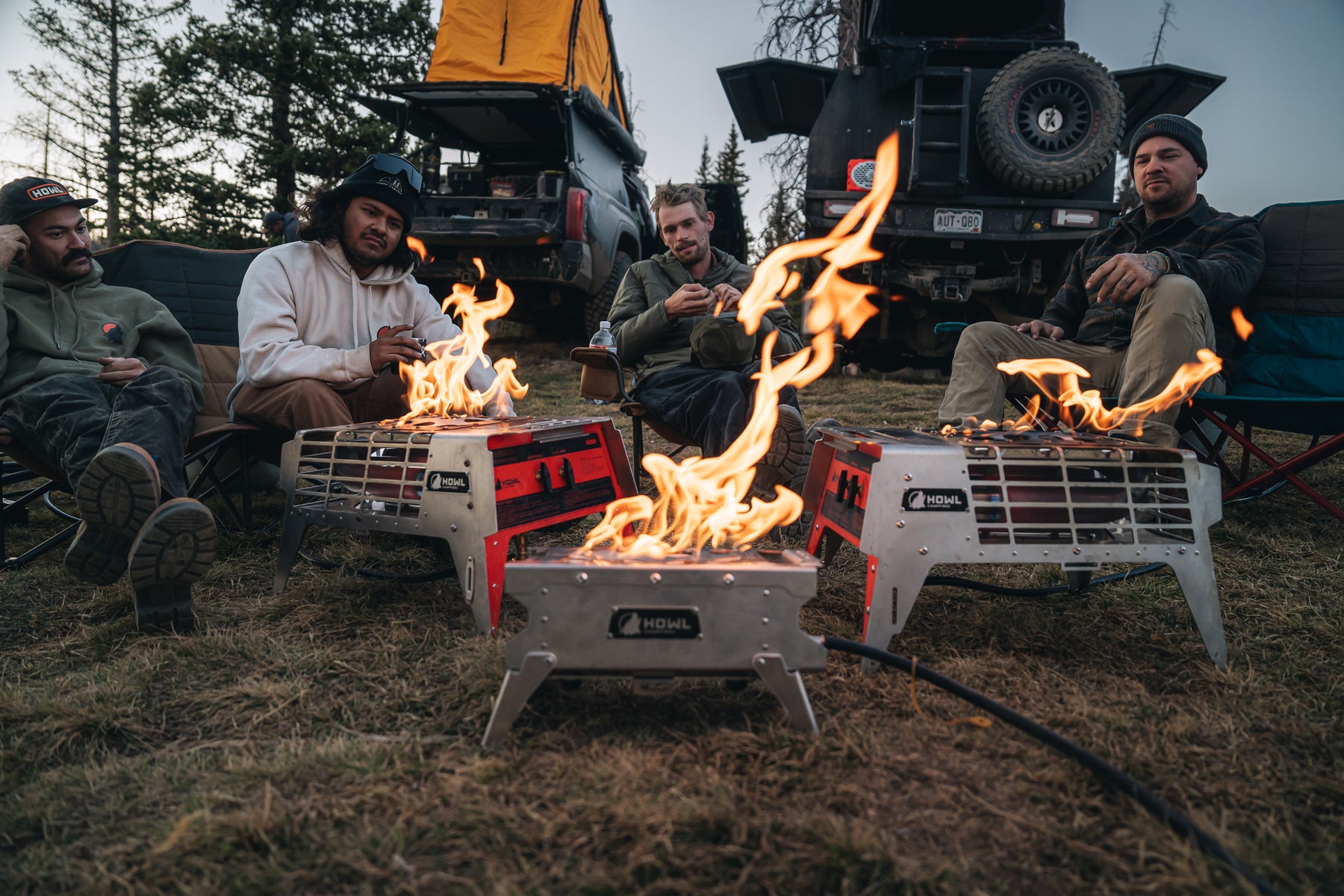 Portable Propane Fire Pit | Howl Campfires