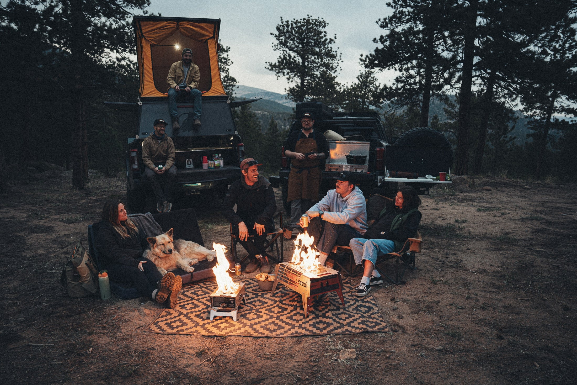 Portable Propane Fire Pit | Howl Campfires